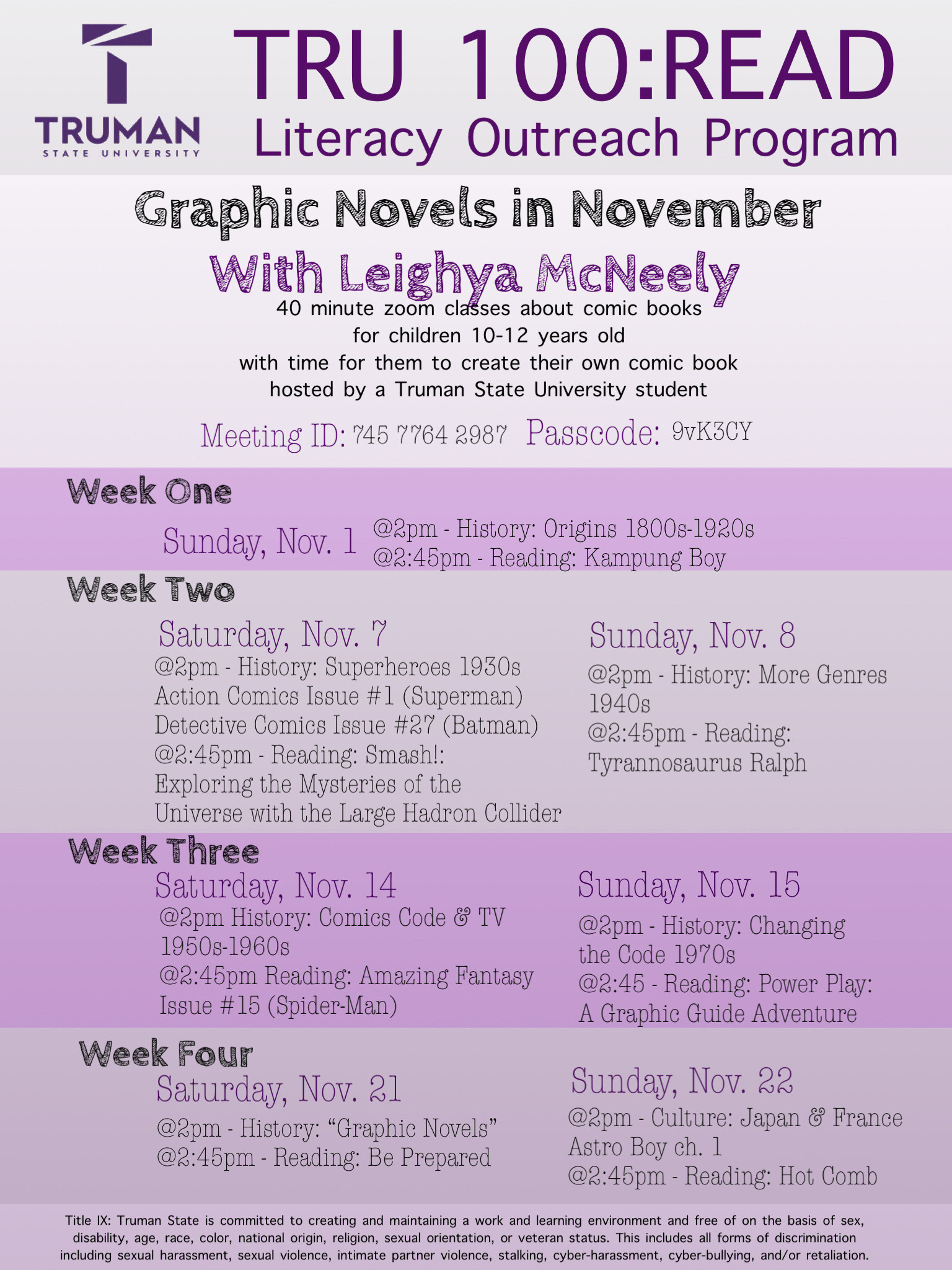 Zoom Stories and Webinars - Symposium Class